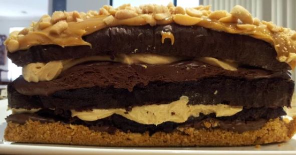 Chocolate Peanut Butter Stack | Truly Scrumptious